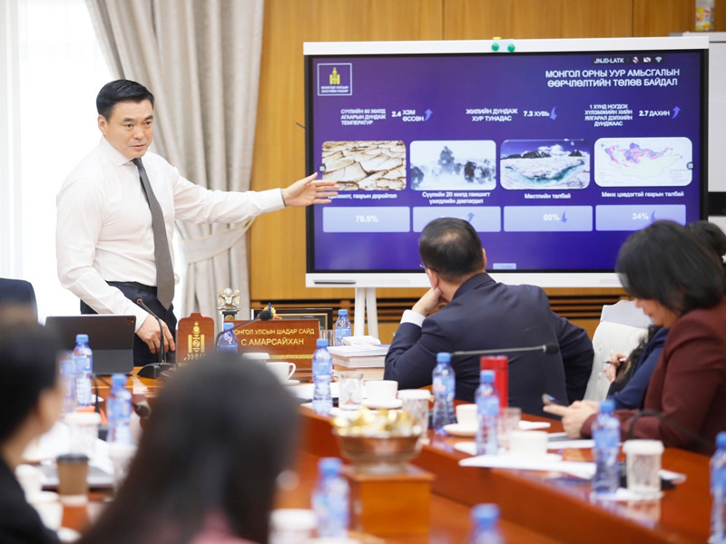 С Амарсайхан Цаг агаарын гэнэтийн аюултай үзэгдэлд бэлэн байх хүлэмжийн хийг бууруулах